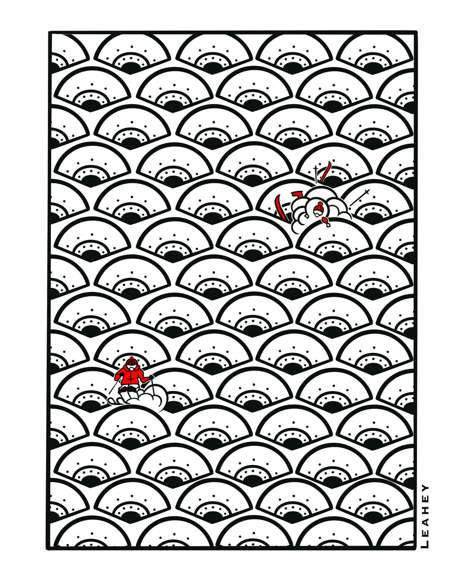 Mogul Pattern – Jessica Leahey Art